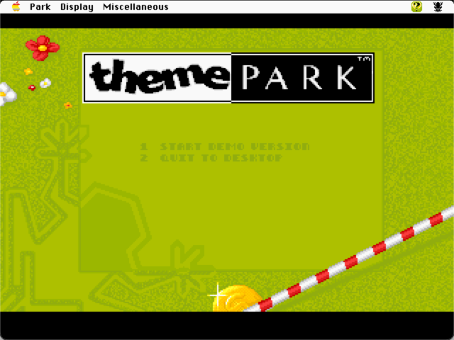 Theme Park | Classic Macintosh Game Demos Theme Park | Classic Macintosh Game Demos