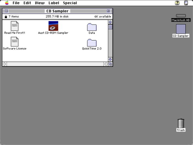 Australian CD-ROM Sampler (1994) | Classic Macintosh Game Demos