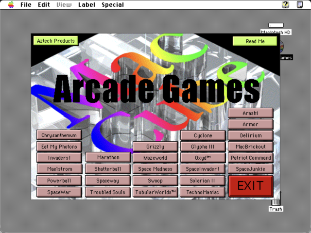 MacCube 1: Arcade Games (1995) | Classic Macintosh Game Demos