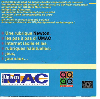 Univers Mac 52 (Jan 1996) | Classic Macintosh Game Demos