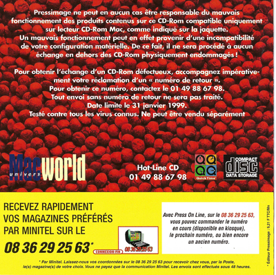 Univers Macworld 86 (Dec 1998) | Classic Macintosh Game Demos